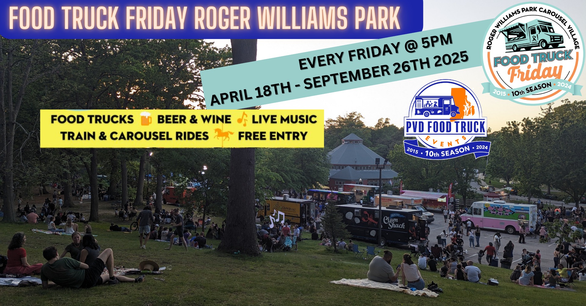Food Truck Friday Roger Williams Park 08-01-2025 Food Trucks In | Event ...