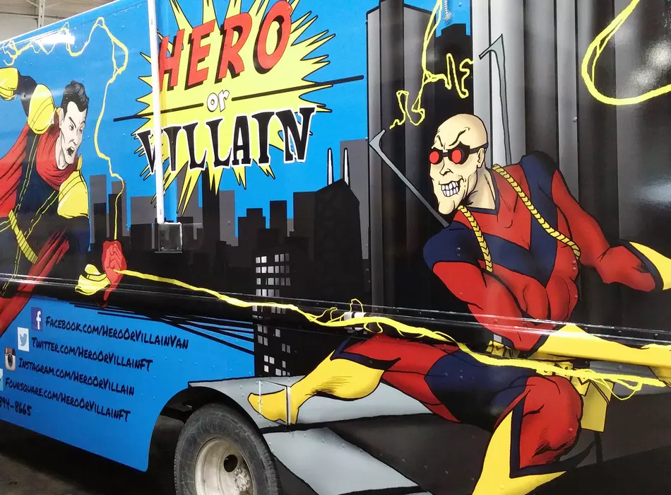 Hero or Villain Van | Food Trucks In | Detroit MI