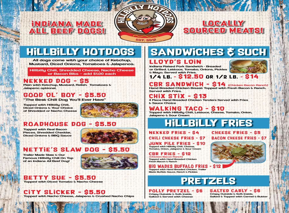 Hillbilly Hotdogs | Food Trucks In | Franklin IN